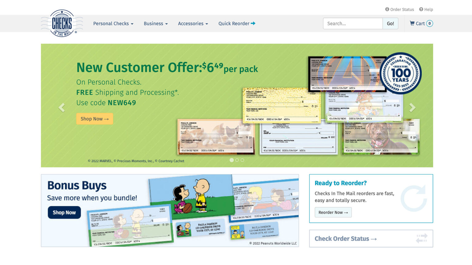 Best Places to Get Free (or Cheap) Personal Checks