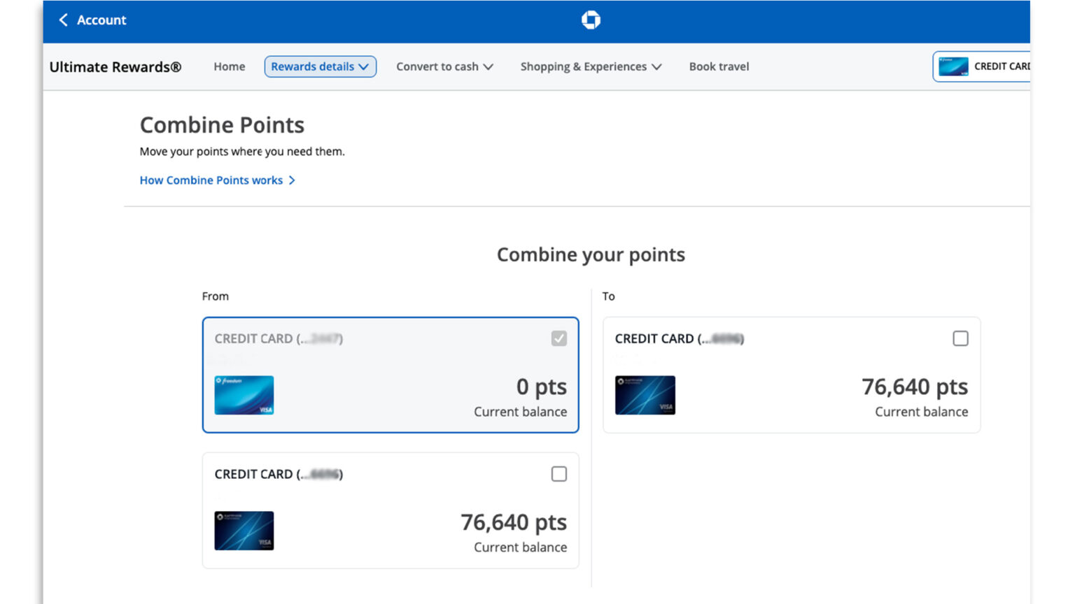 How to Transfer or Combine Chase Points How to Transfer or Combine Chase Points